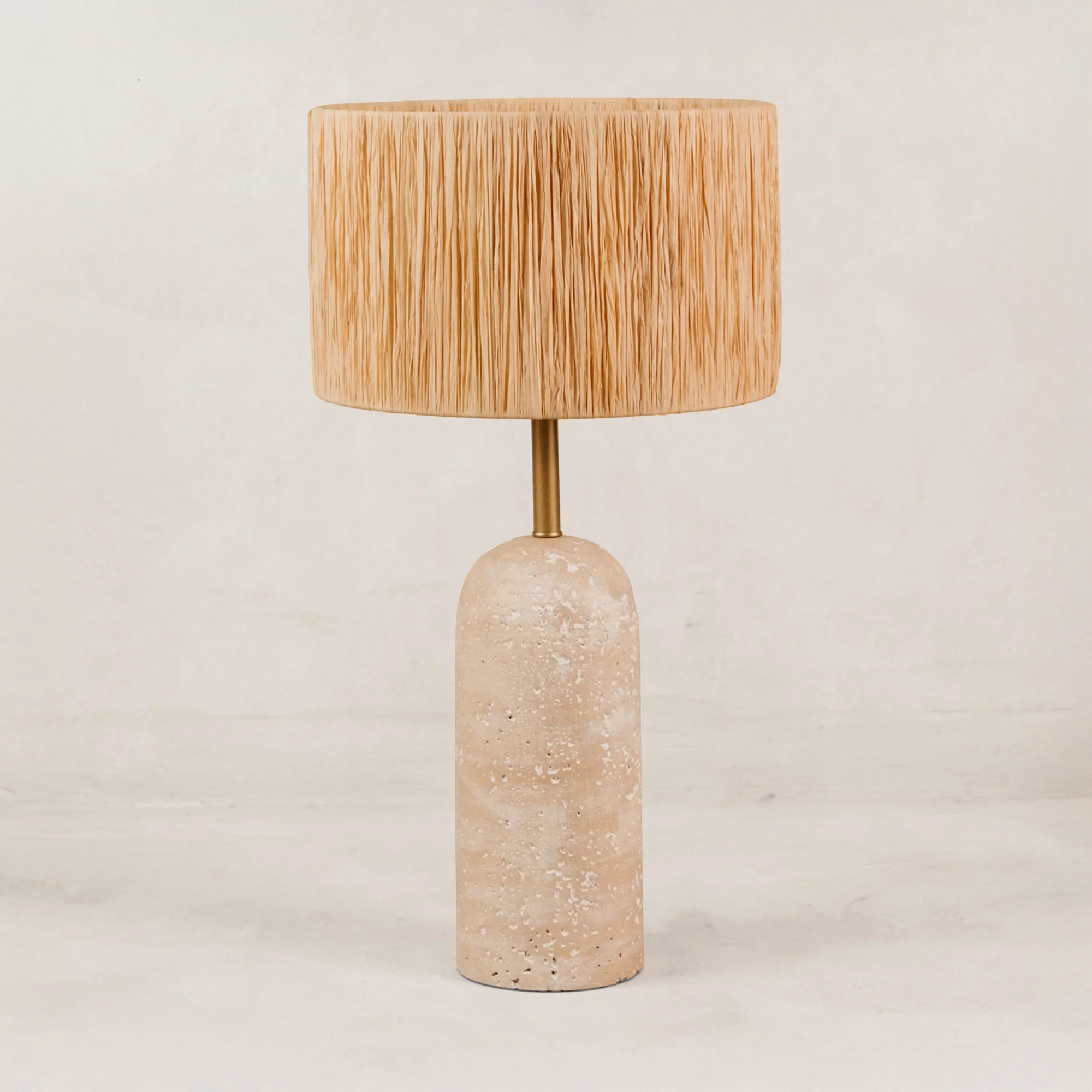 Balius Table Lamp with Raffia Shade – Natural – Noha